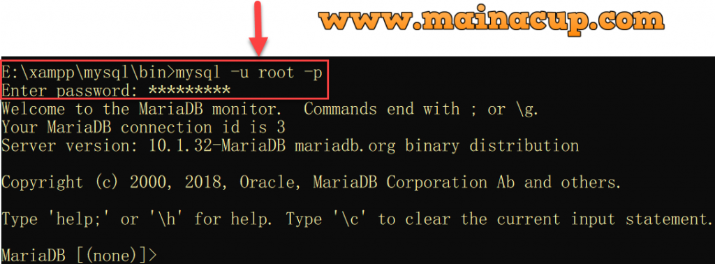 วิธีการเปลี่ยน Password Root ของ Mysql หรือ Mariadb บน Windows ด้วย 