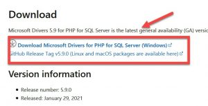 ติดตั้ง SQLSRV Extension สำหรับ php 7.4 รับเขียนโปรแกรม PHPรับสอนเขียน ...
