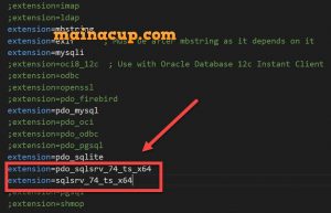 ติดตั้ง SQLSRV Extension สำหรับ php 7.4 รับเขียนโปรแกรม PHPรับสอนเขียนโปรแกรม PHP MySQL , PHP ...