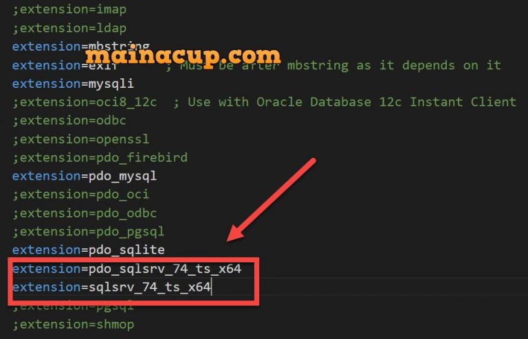 ติดตั้ง Sqlsrv Extension สำหรับ Php 74 Microsoft Drivers For Php For Sql Server รับสอนเขียน