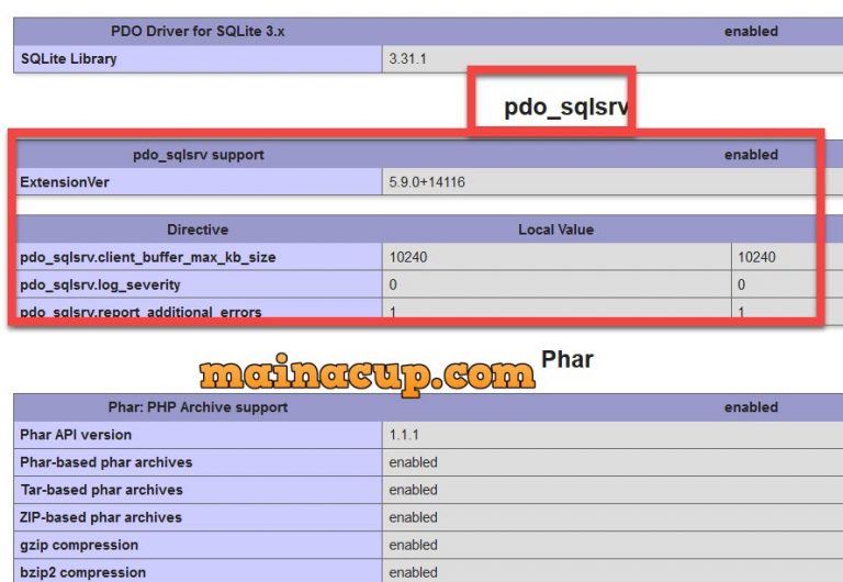 ติดตั้ง SQLSRV Extension สำหรับ php 7.4 รับเขียนโปรแกรม PHPรับสอนเขียนโปรแกรม PHP MySQL , PHP ...
